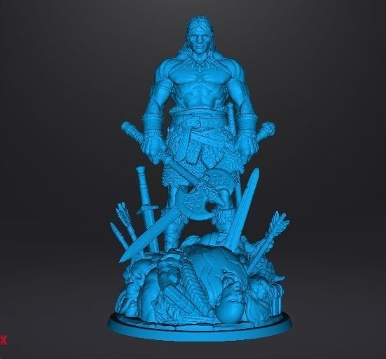 CONAN MINIATURE MODEL FIGURE FOR FANTASY GAMES RPG DND 3D model 3D ...