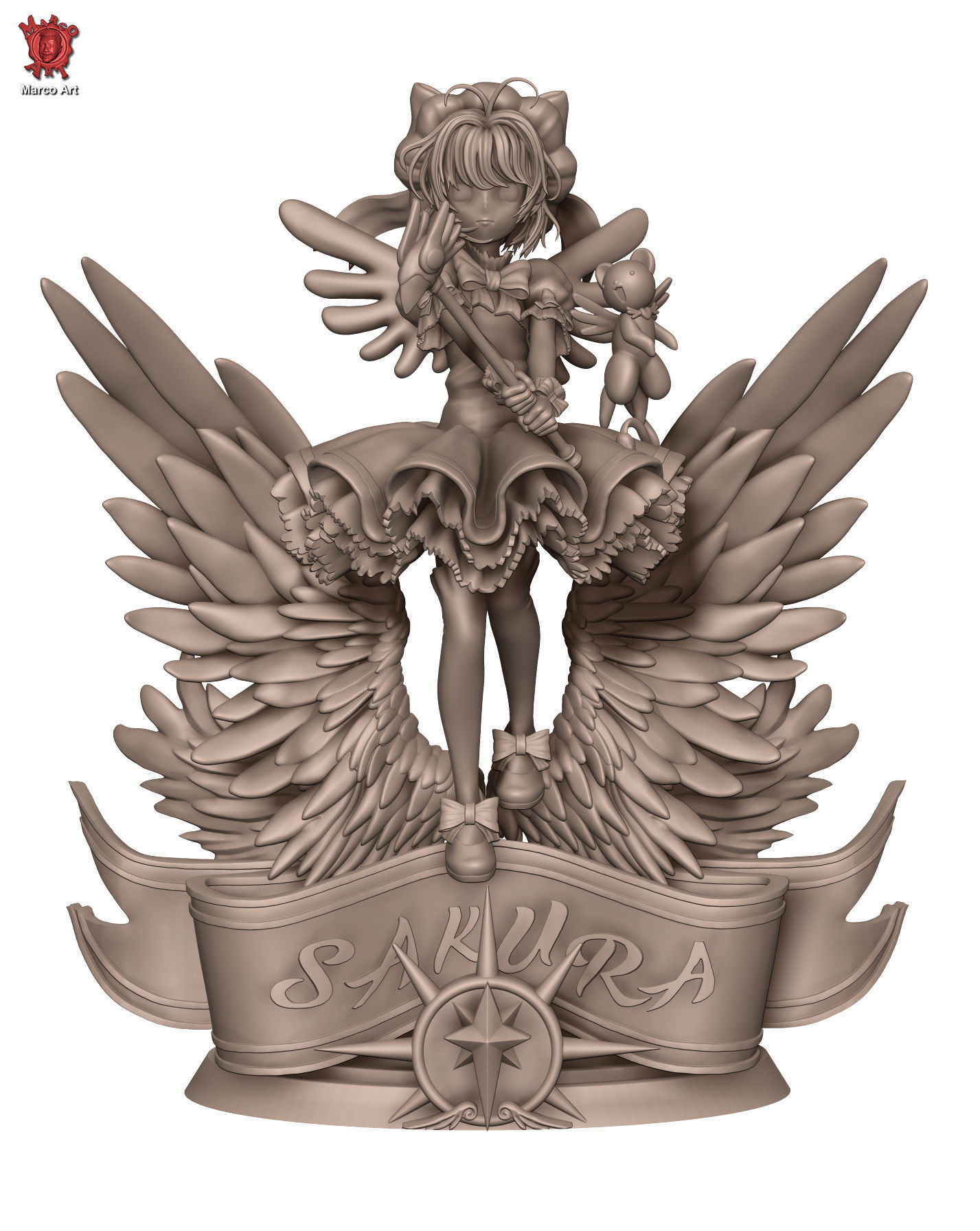 Cardcaptor Sakura Stl flie 3D model 3D printable | CGTrader