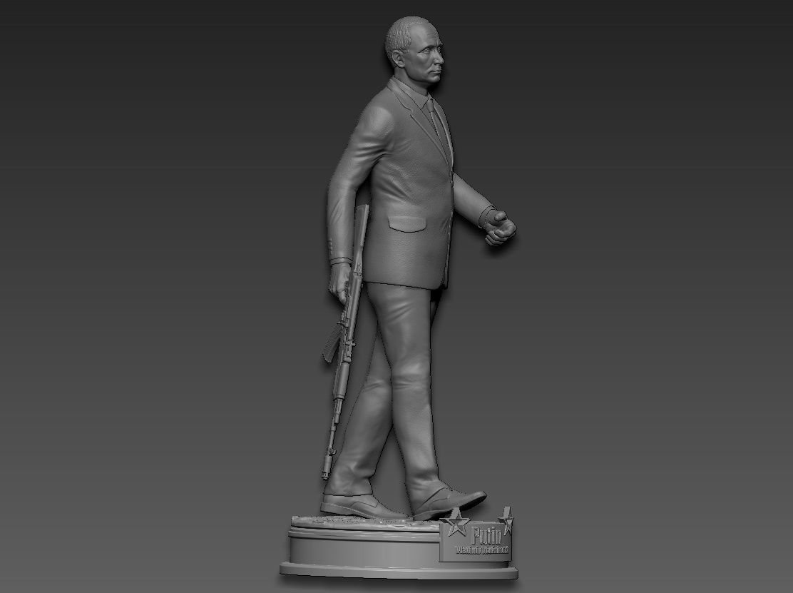 Vladimir Vladimirovich Putin 3D model 3D printable | CGTrader