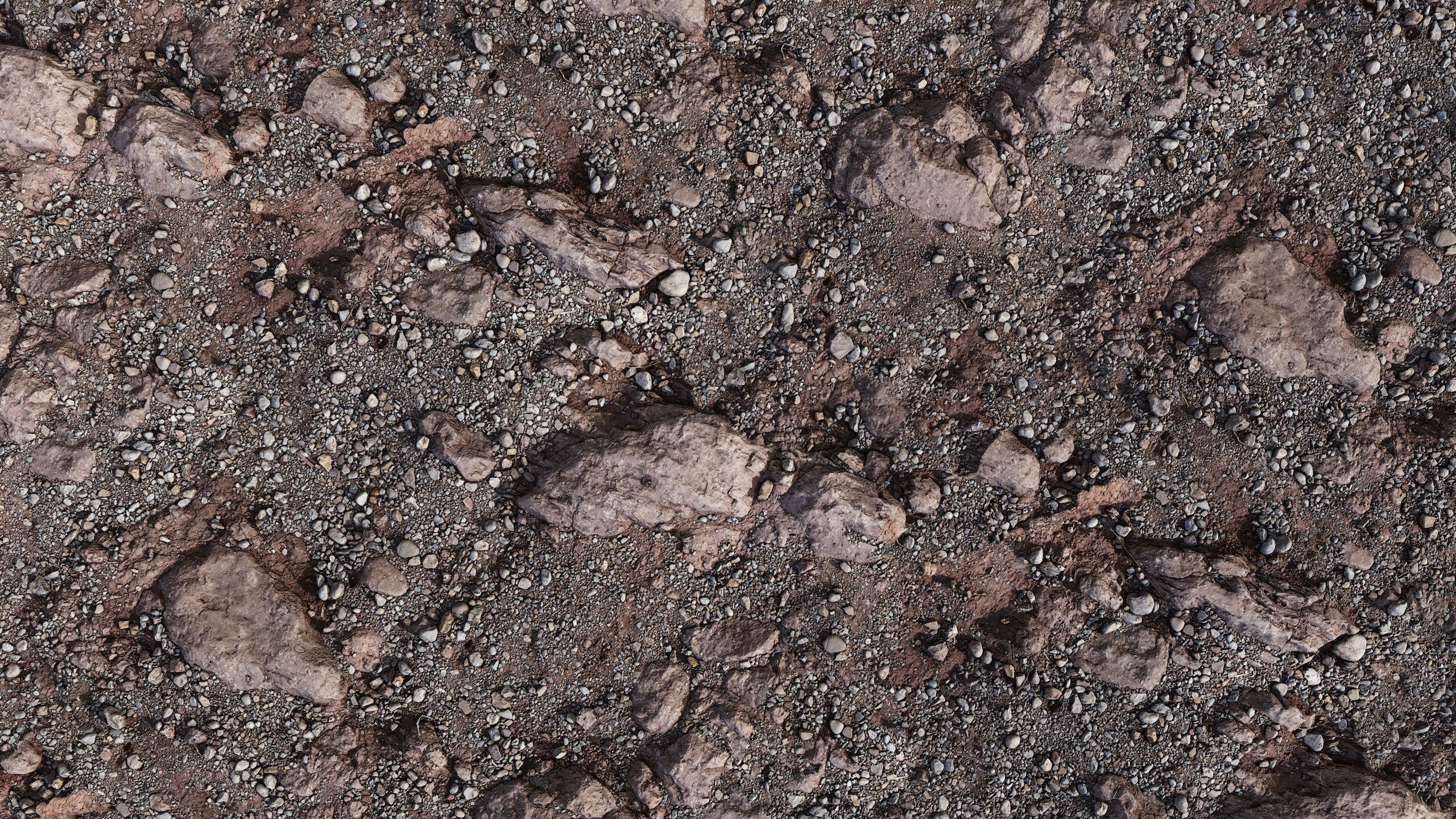 Rocky Ground Stones Pebbles PBR Texture | CGTrader