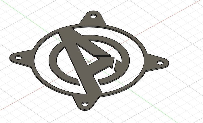 Marvel Avengers PC fan cover free 3D model 3D printable | CGTrader