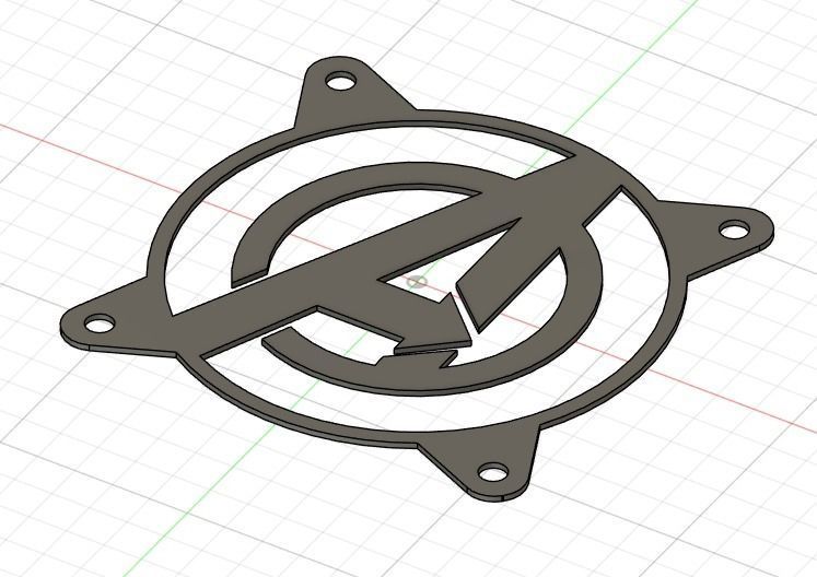 Marvel Avengers PC fan cover free 3D model 3D printable | CGTrader