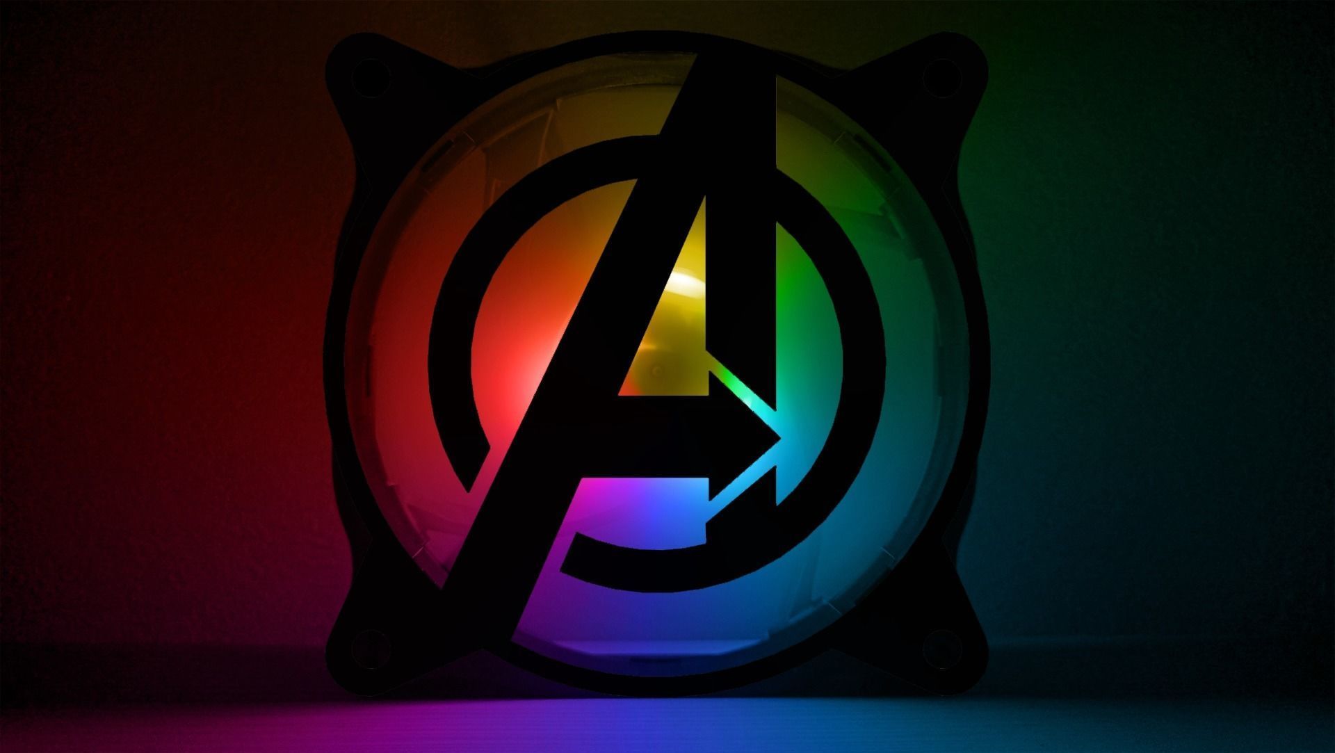 Marvel Avengers PC fan cover free 3D model 3D printable | CGTrader