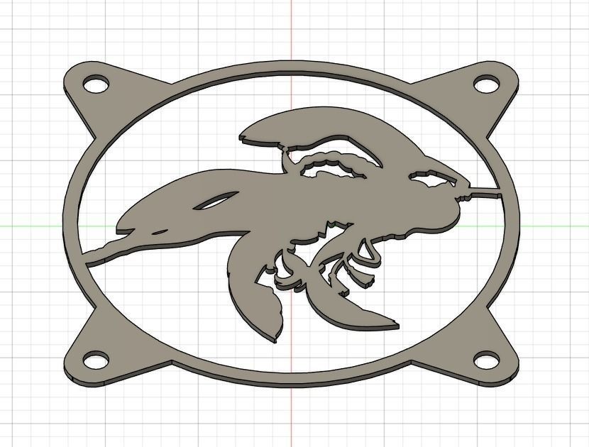 Genshin Impact Raiden Shogun PC fan cover 3D model 3D printable | CGTrader