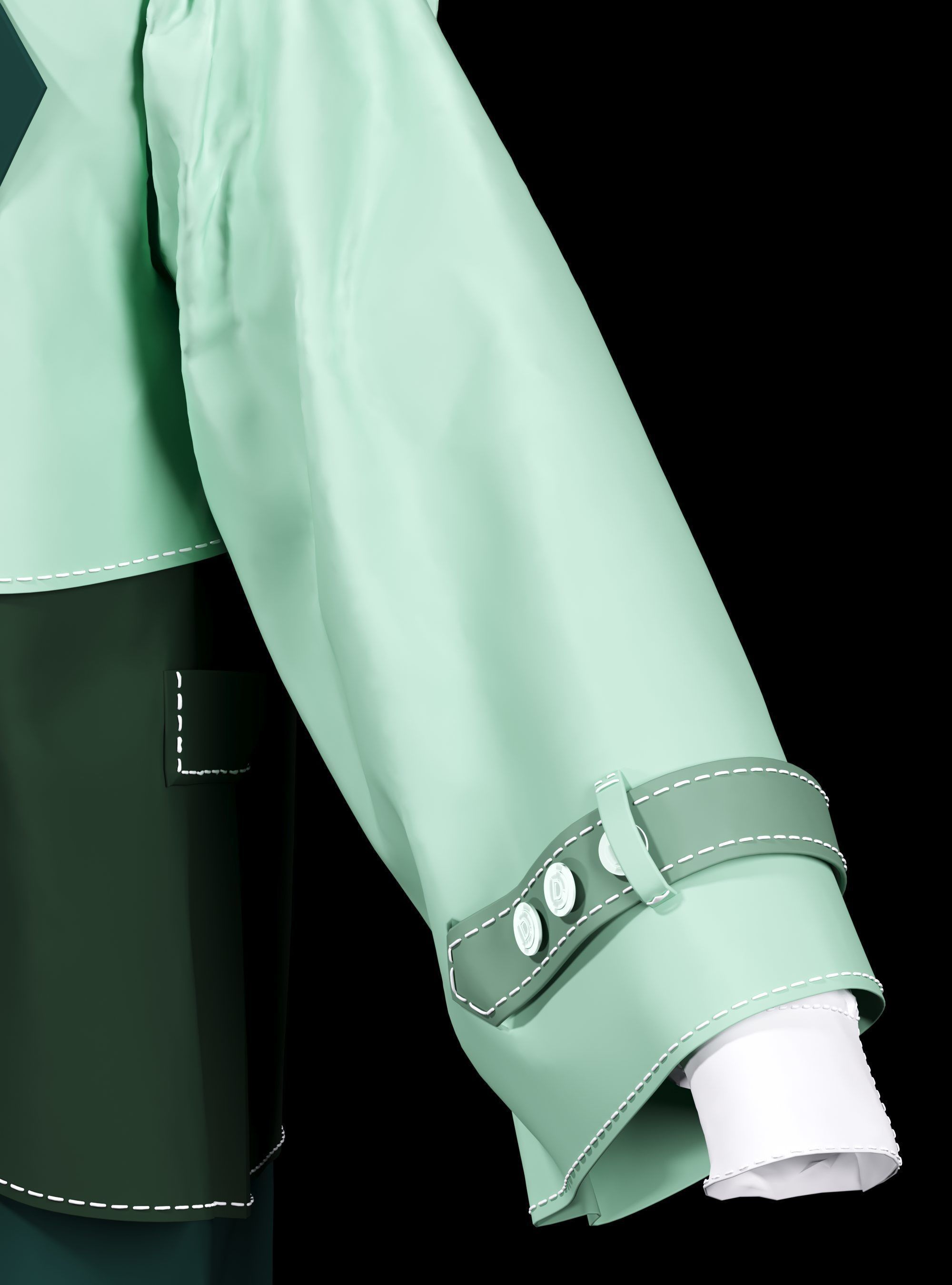 3 models of long coats 3D Model Collection | CGTrader