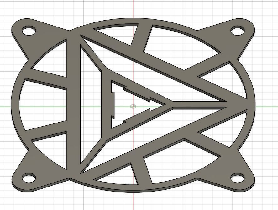 Marvel Iron Man PC fan cover free 3D model 3D printable | CGTrader