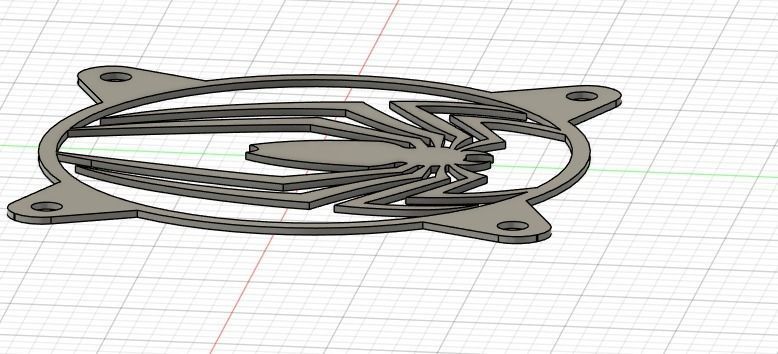 Marvel Spider Man PC fan cover 3D print model free 3D model 3D ...