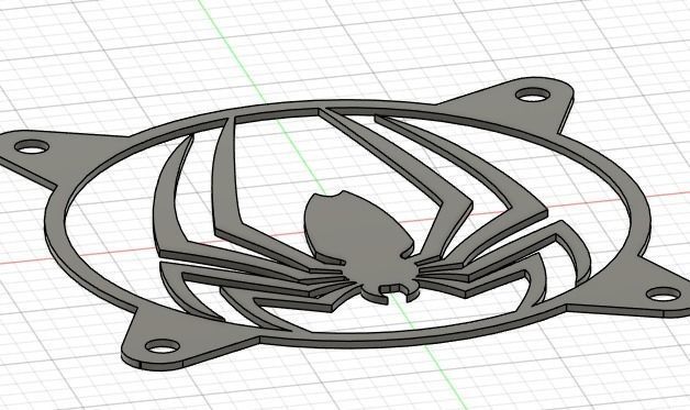 Marvel Spider Man PC fan cover 3D print model free 3D model 3D ...
