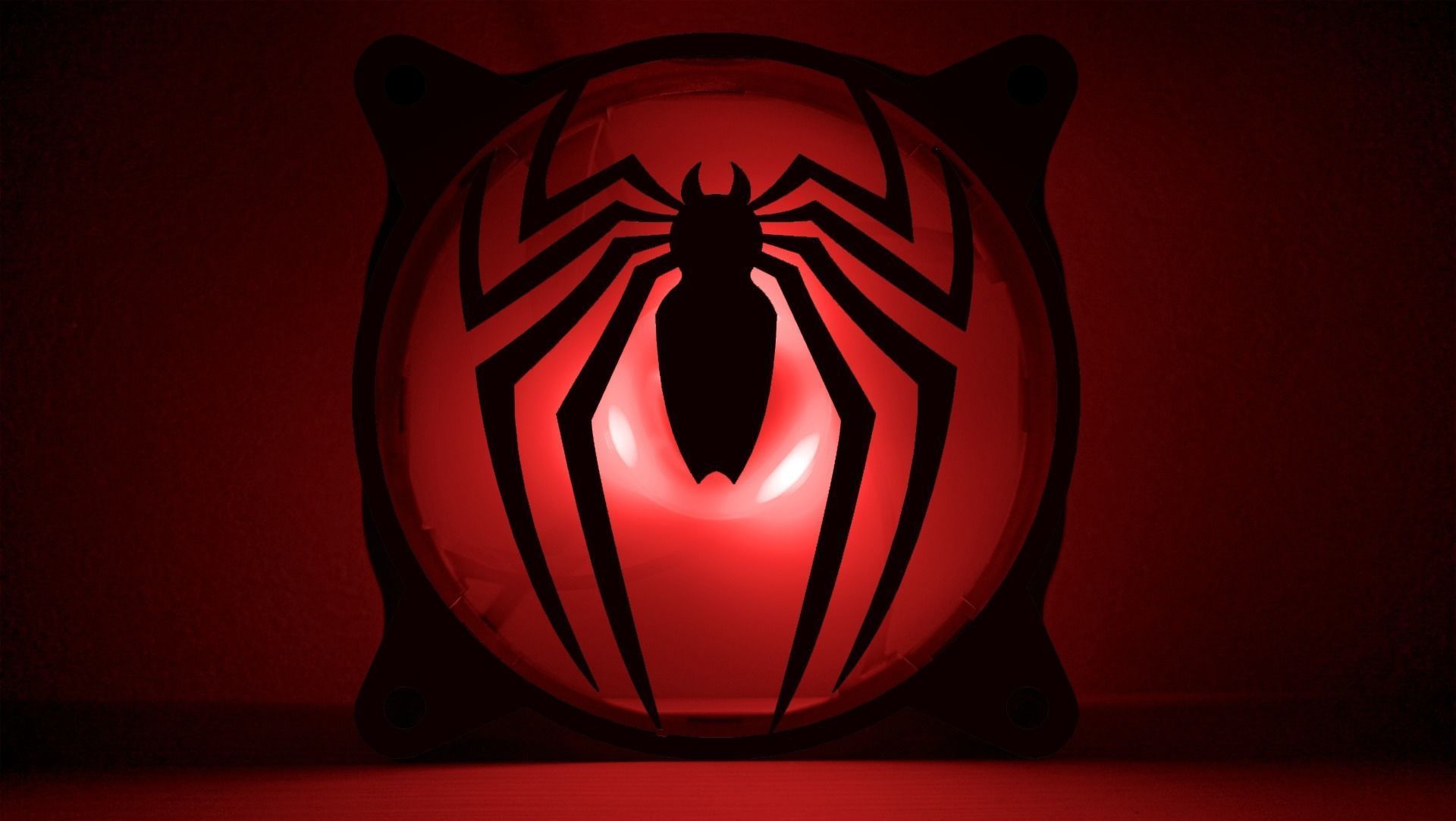 Marvel Spider Man PC fan cover 3D print model free 3D model 3D ...