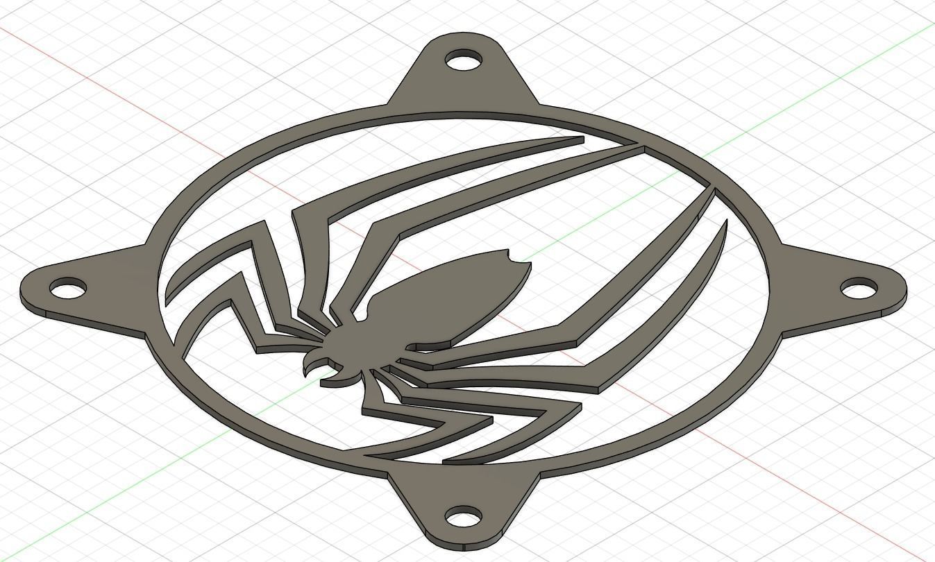 Marvel Spider Man PC fan cover 3D print model free 3D model 3D ...