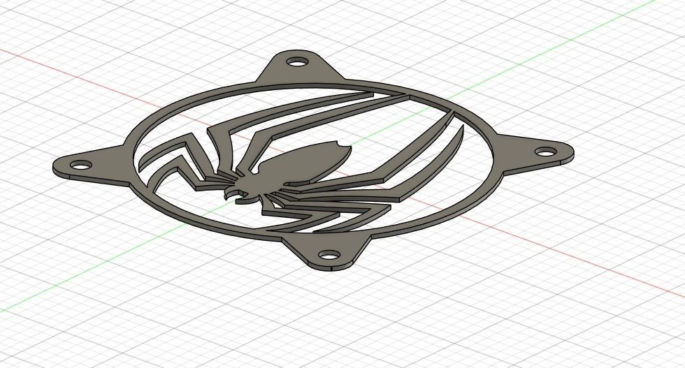 Marvel Spider Man PC fan cover 3D print model free 3D model 3D ...