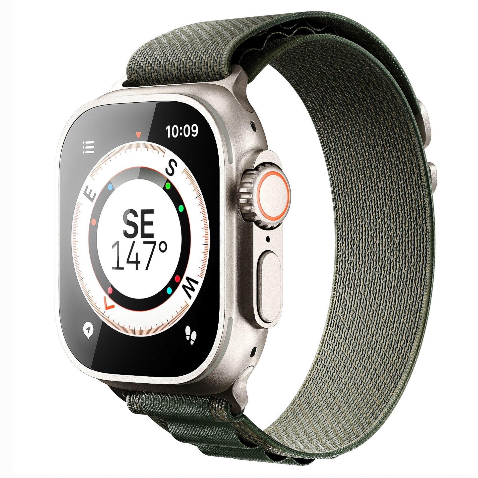 Apple Watch Ultra Green Alpine Loop 3D model | CGTrader