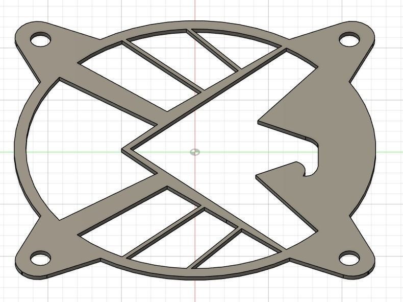 Marvel Shield PC fan cover 3D print model free 3D model 3D printable ...