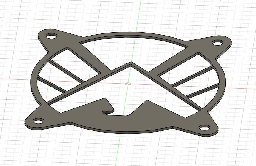 Marvel Shield PC fan cover 3D print model free 3D model 3D printable ...