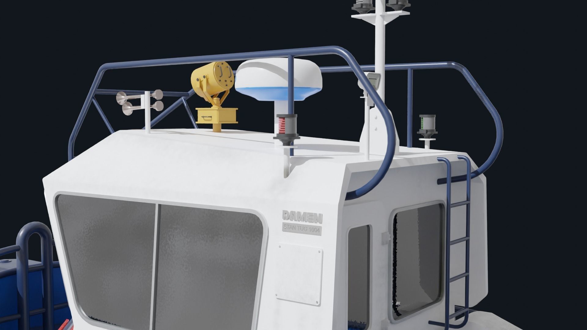 3D model Damen Stan Tug 1004v6 VR / AR / low-poly | CGTrader