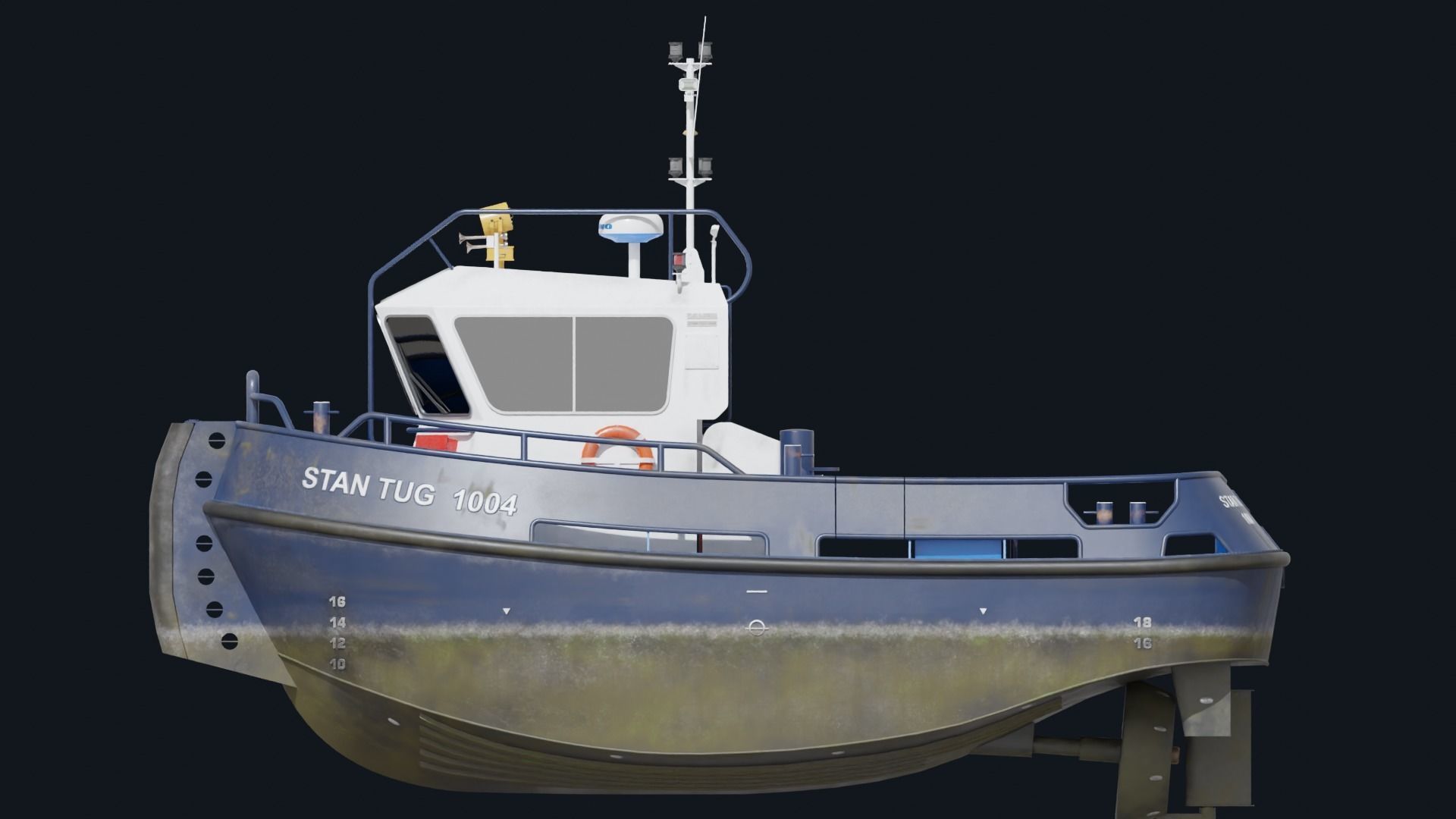 3D model Damen Stan Tug 1004v6 VR / AR / low-poly | CGTrader