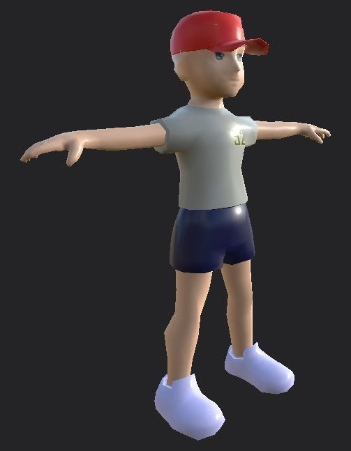 3D model Baseball Boy VR / AR / low-poly | CGTrader