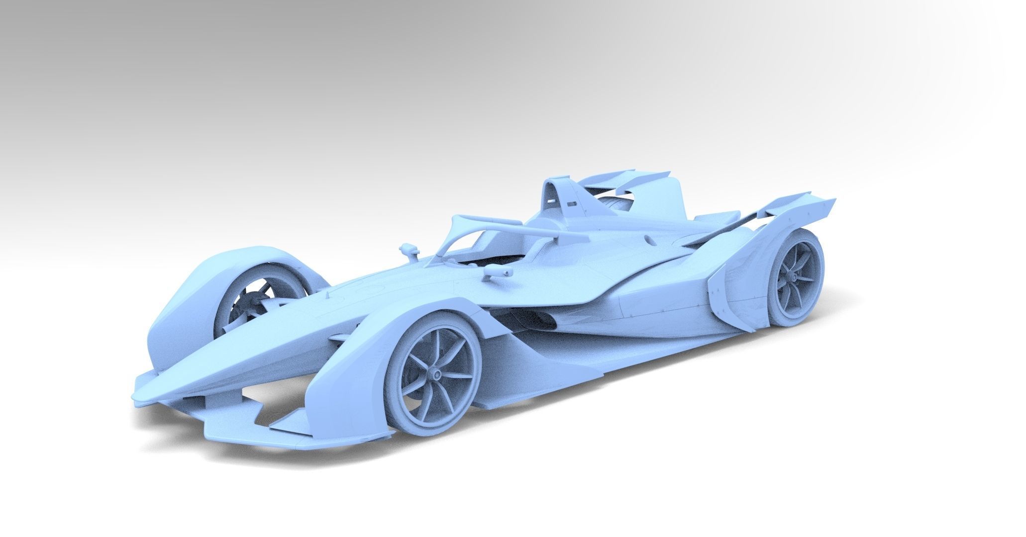 Formula E Gen2 FOR 3D PRINT 3D model | CGTrader