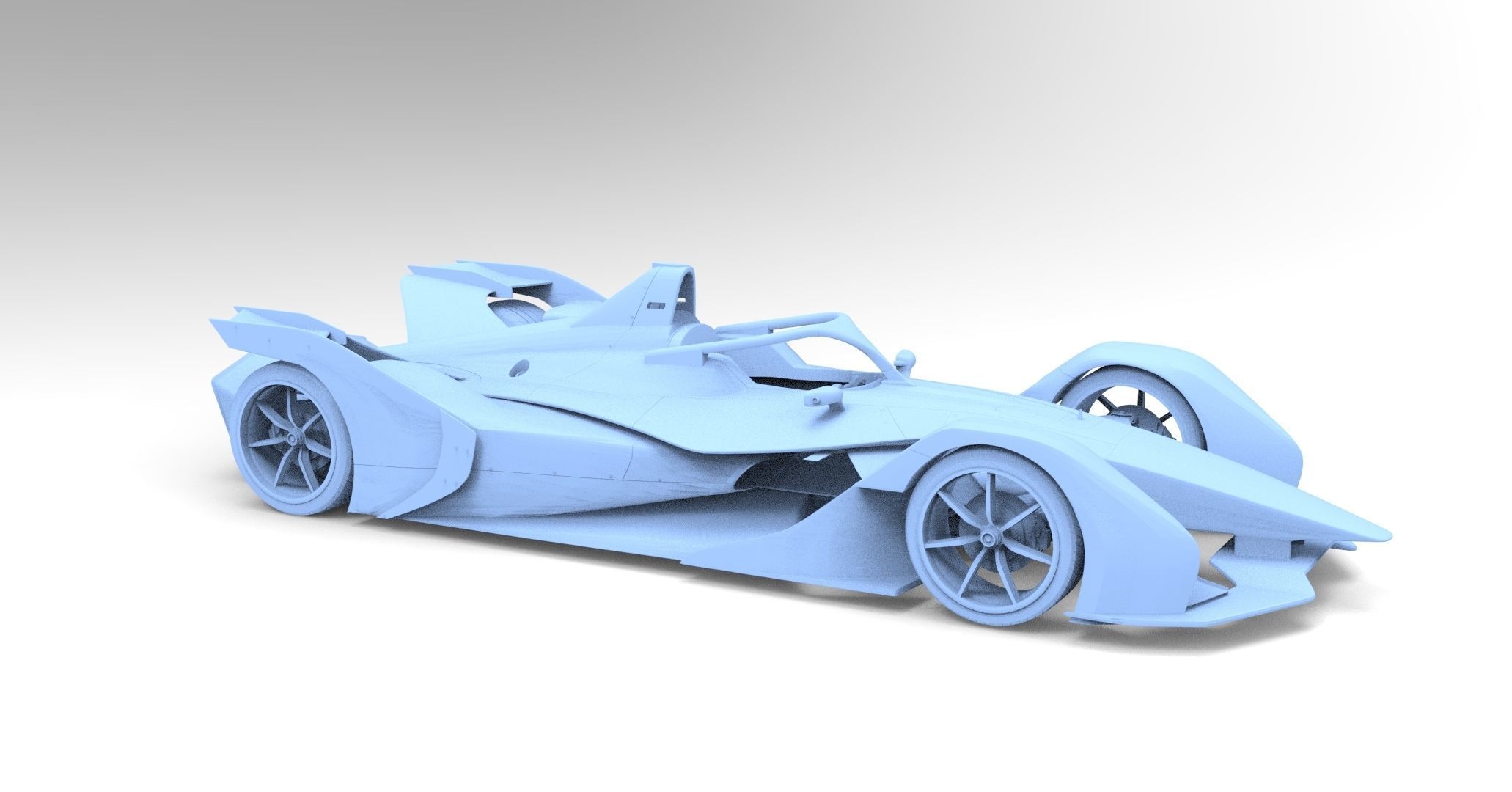 Formula E Gen2 FOR 3D PRINT 3D model | CGTrader