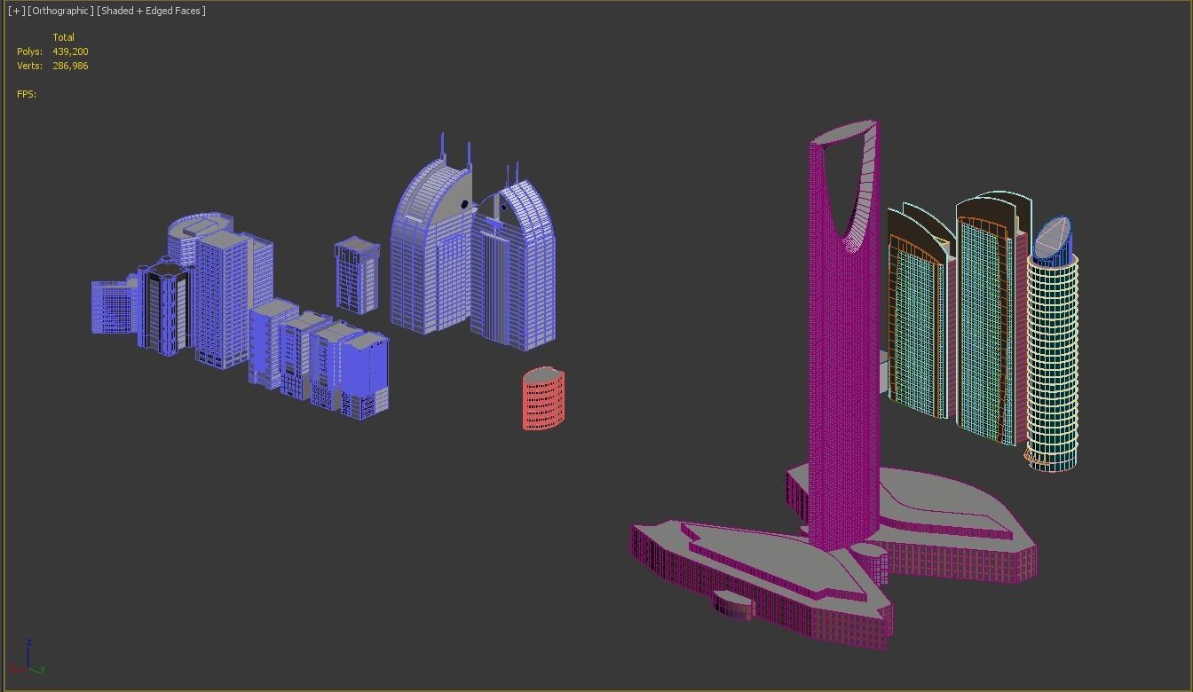 Riyadh Kingdom Tower 3D model | CGTrader