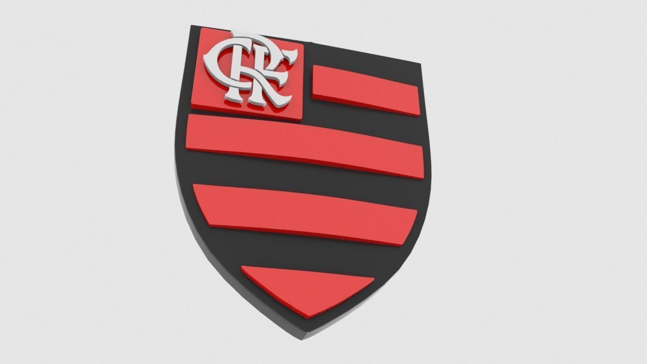 Escudo do Clube de Regatas Flamengo 3D model | CGTrader