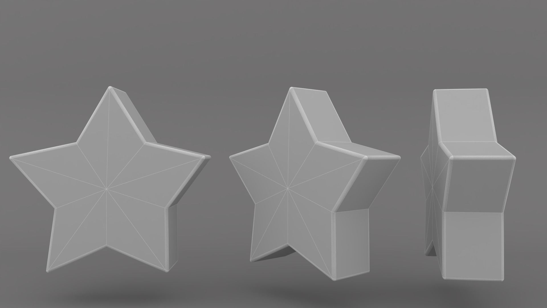 3D model Star icon v001 VR / AR / low-poly | CGTrader