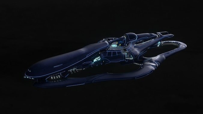 3D model Covenant SDV-class heavy corvette VR / AR / low-poly | CGTrader