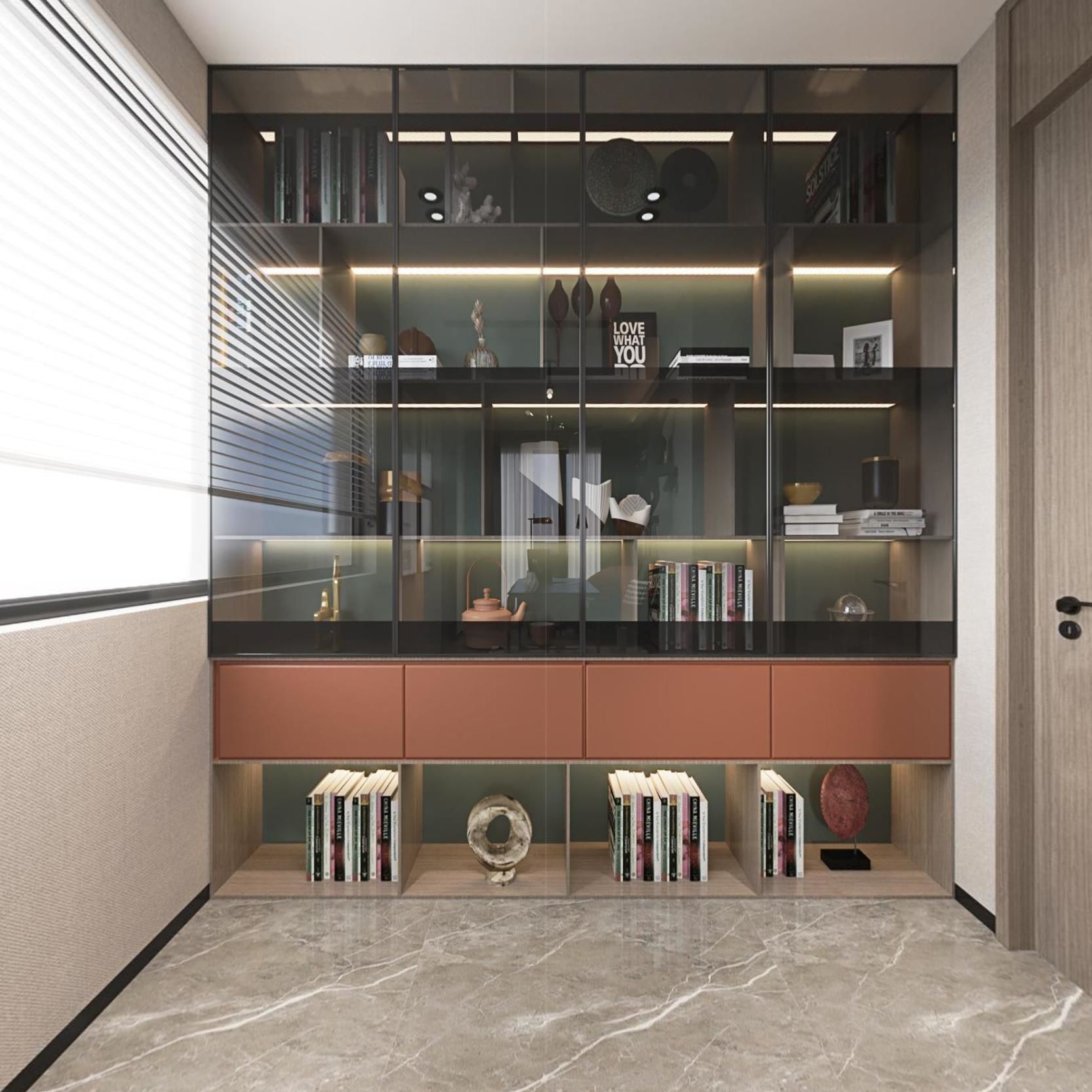 Modern Panoramic Study 3D model | CGTrader