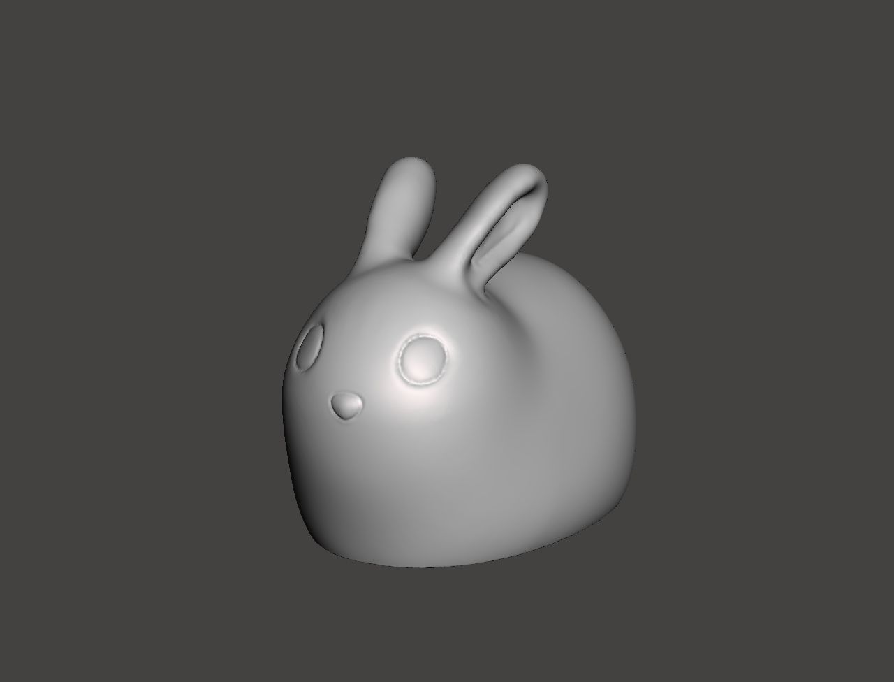 Small bunny 3D model 3D printable | CGTrader