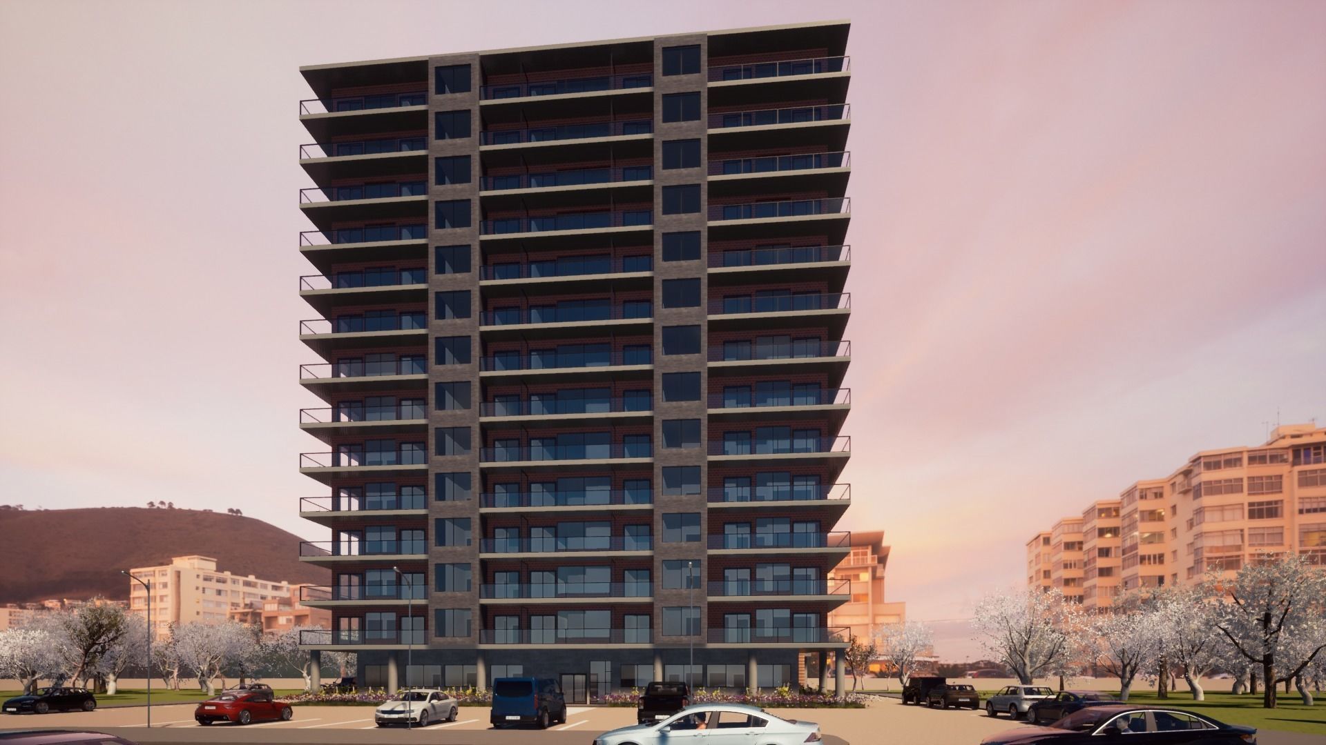 Mid-Rise Modern Apartment Revit and Twinmotion 3D model | CGTrader