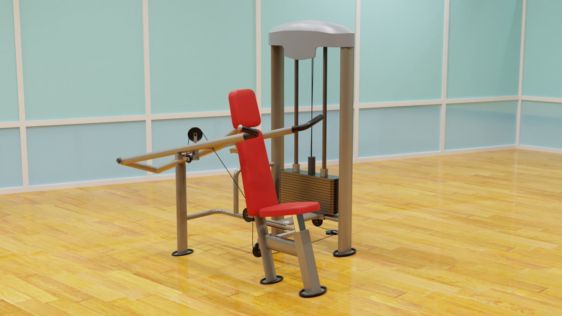 3D model Shoulder trainer gym VR / AR / low-poly | CGTrader