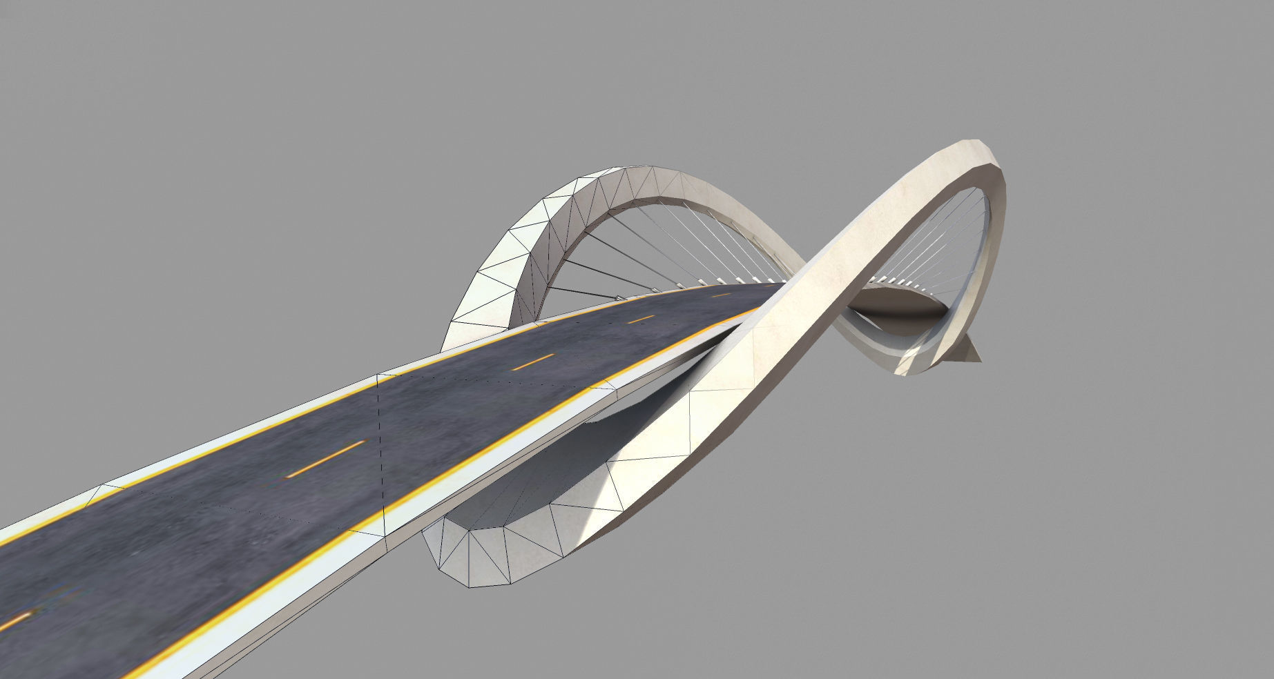 3D model Low Poly Bridge for AR-VR-Metaverse-Mix Reality VR / AR / low ...