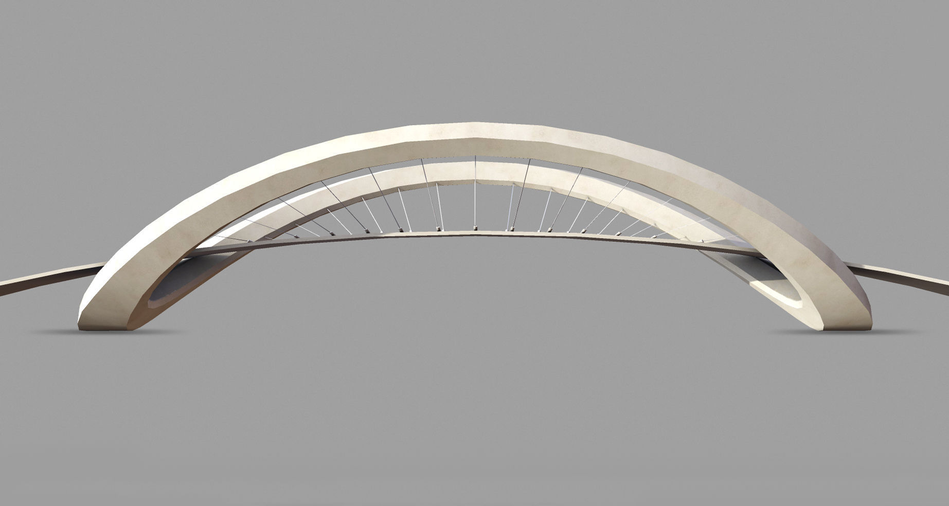 3D model Low Poly Bridge for AR-VR-Metaverse-Mix Reality VR / AR / low ...