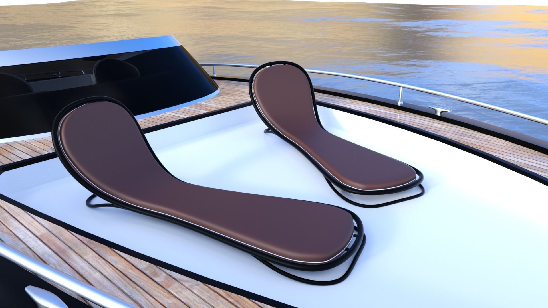 Speed Boat motorboat 3D model rigged | CGTrader
