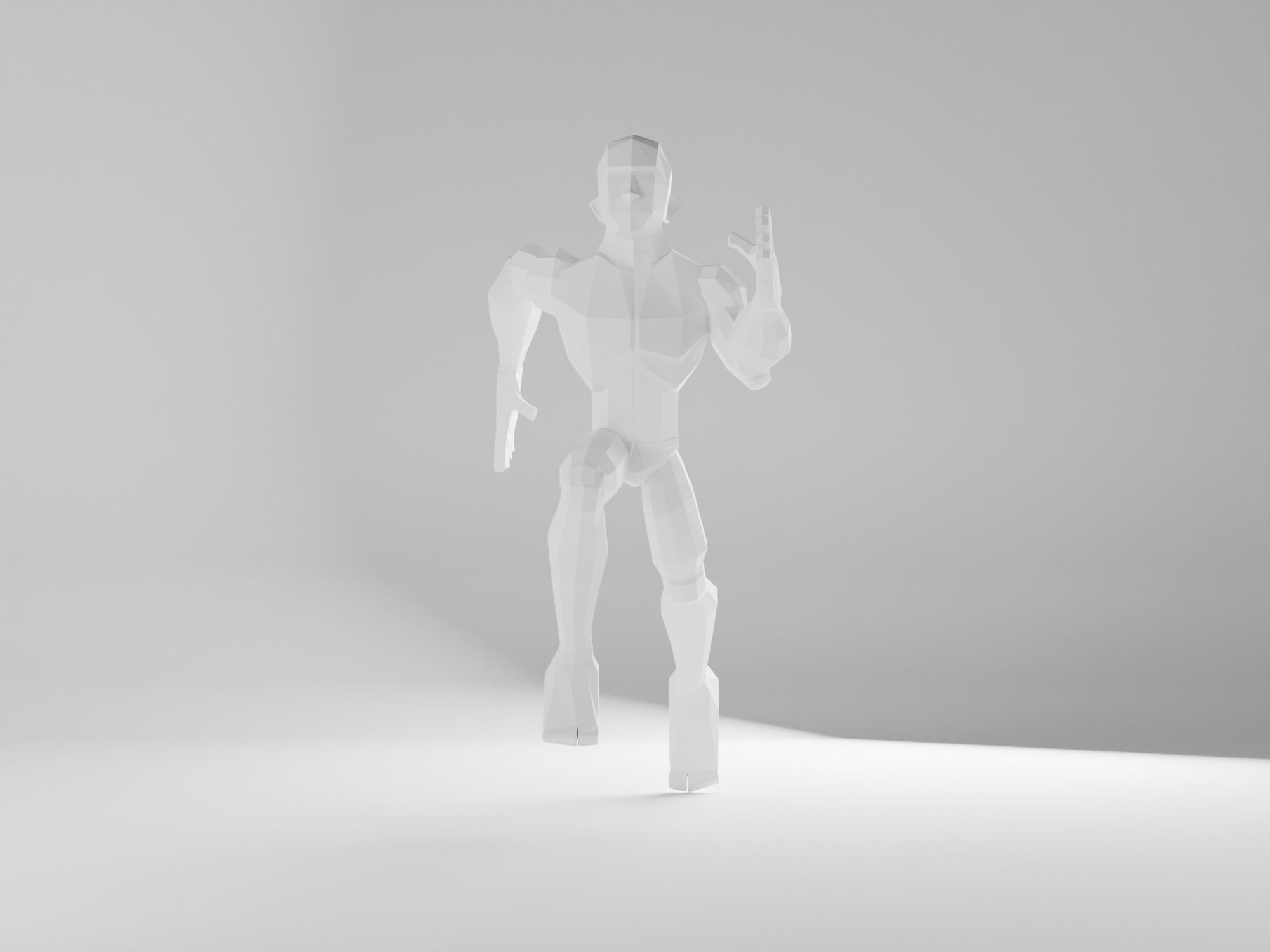 3D model 3D low poly Character man VR / AR / low-poly | CGTrader