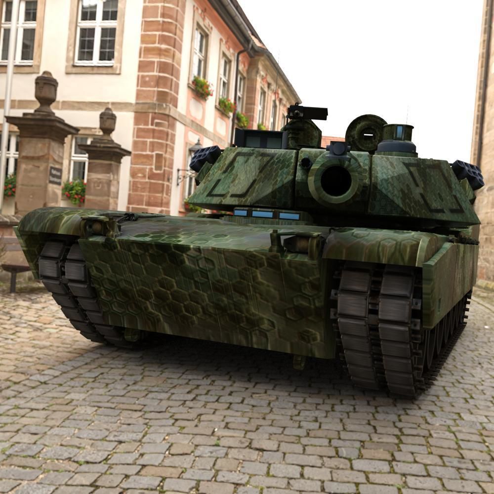 M1 Abrams Tank in multiple formats 3D model rigged | CGTrader