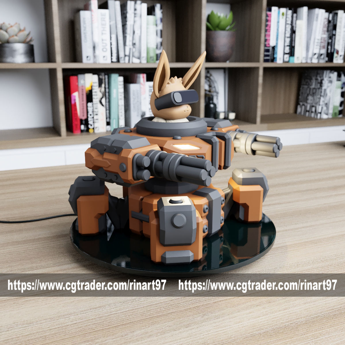 POKEMON - eevee mecha tank EASY PRINT NO SUPPORT 3D model 3D printable ...