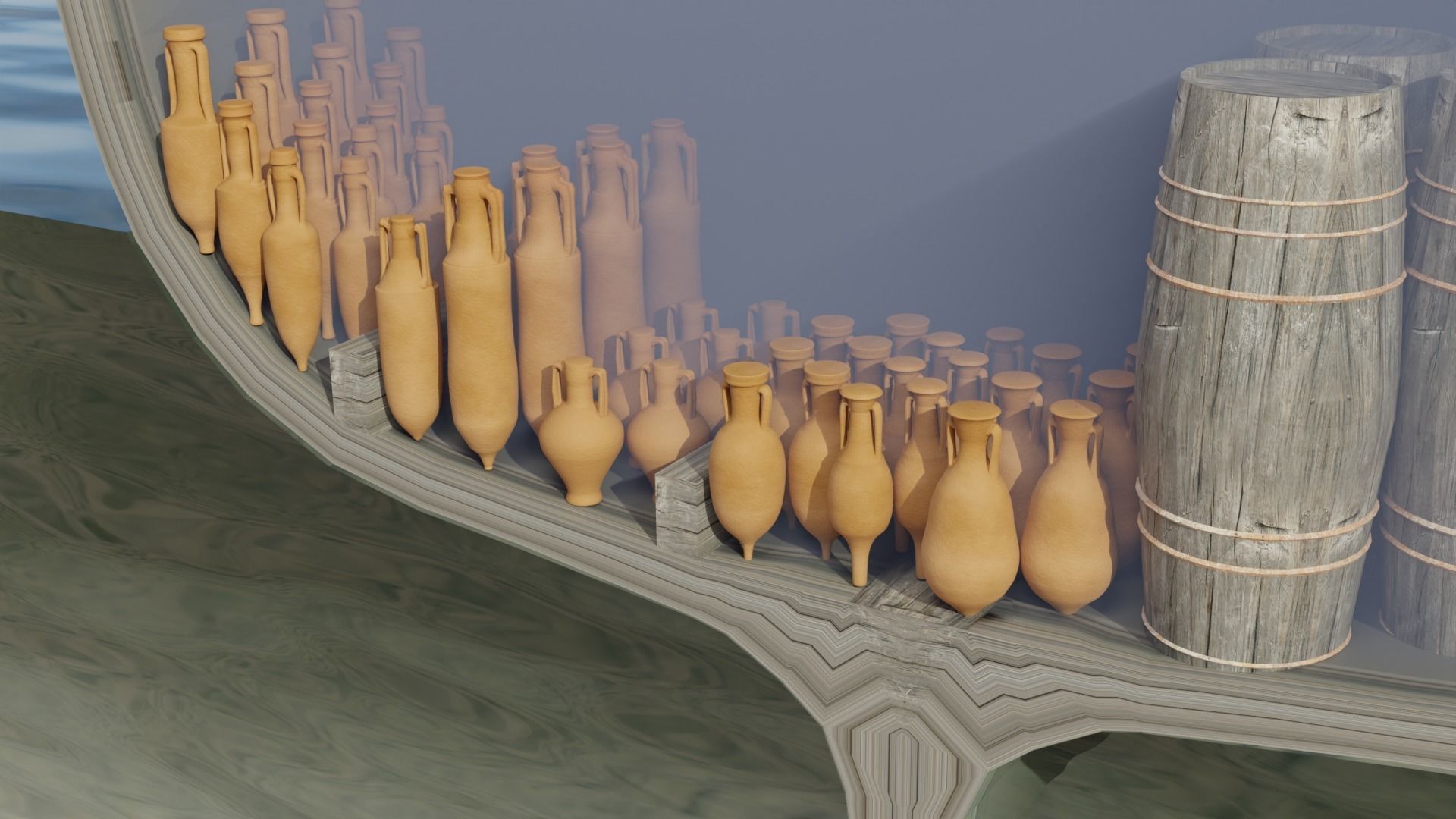 3D model Roman Pompeii Collection--Containers VR / AR / low-poly | CGTrader