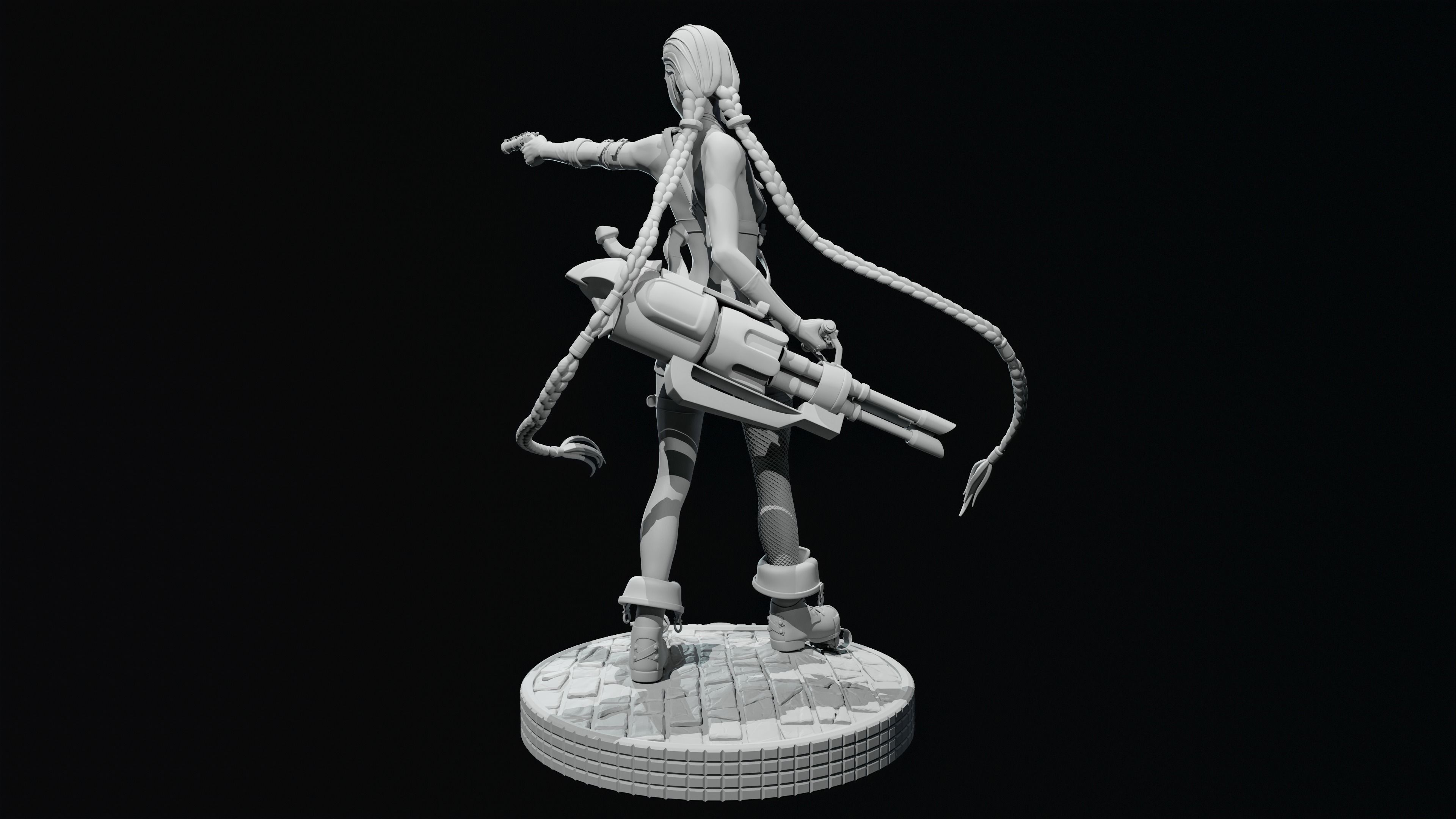 Jinx Fanart 3d Model 3d Printable Cgtrader