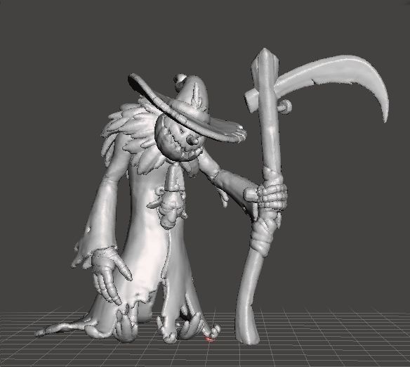 Jack O Lantern Boss miniature model for fantasy games dnd rpg 3D model ...
