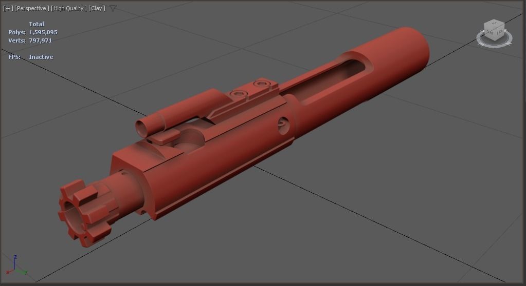 Bolt carrier AR15 - M4A1- High-poly 3D model | CGTrader