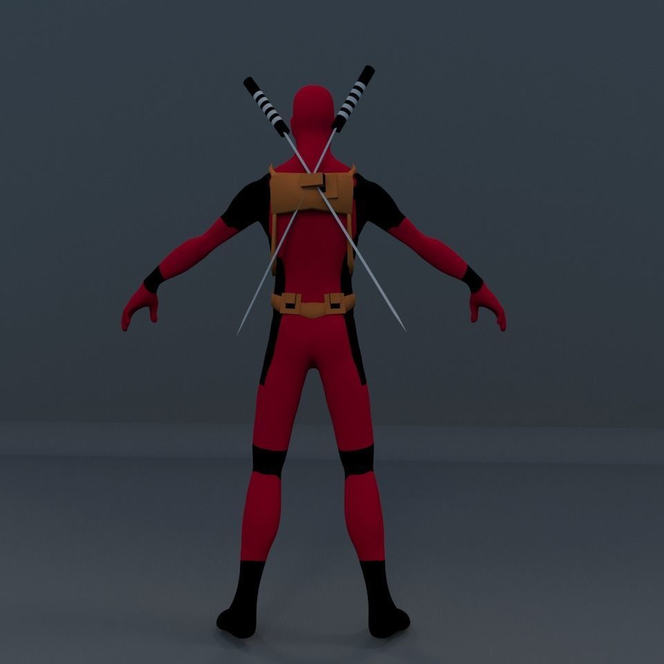 Low poly Deapool free VR / AR / low-poly 3D model | CGTrader