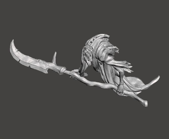 HORSEWRAITH PROWLER MINIATURE MODEL FOR FANTASY GAMES DND RPG 3D model ...