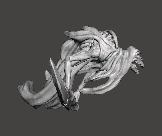 HORSEWRAITH PROWLER MINIATURE MODEL FOR FANTASY GAMES DND RPG 3D model ...