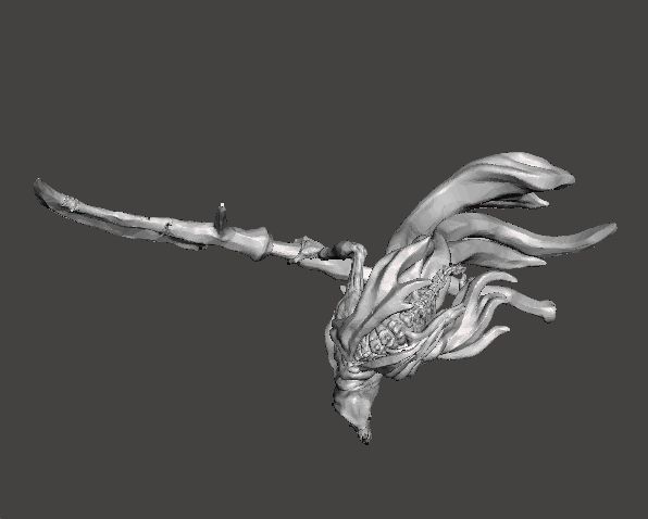 HORSEWRAITH PROWLER MINIATURE MODEL FOR FANTASY GAMES DND RPG 3D model ...