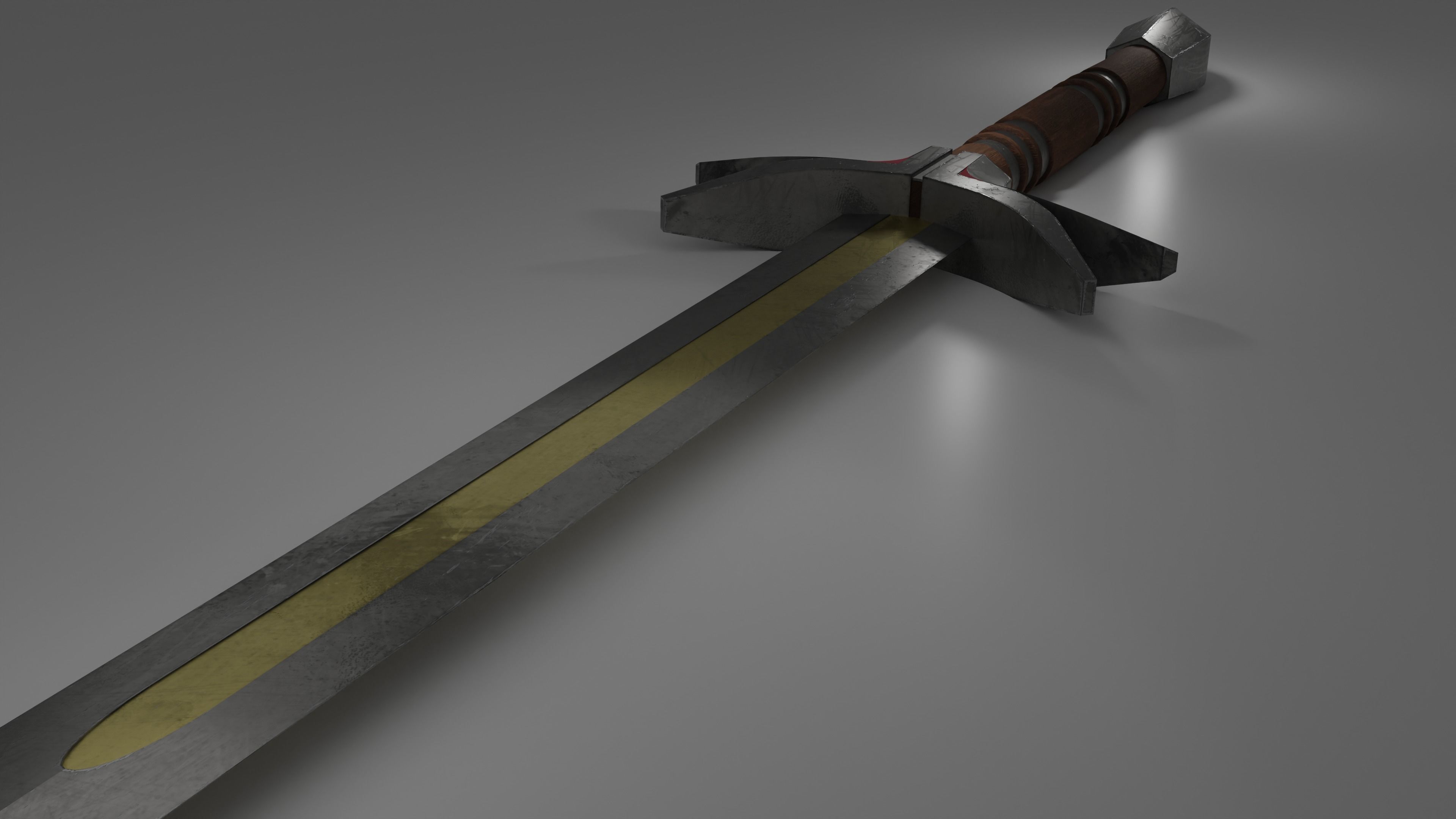 Wolfsbane Sword free VR / AR / low-poly 3D model | CGTrader