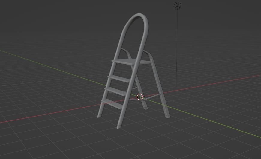 3D model Aluminium Ladder VR / AR / low-poly | CGTrader