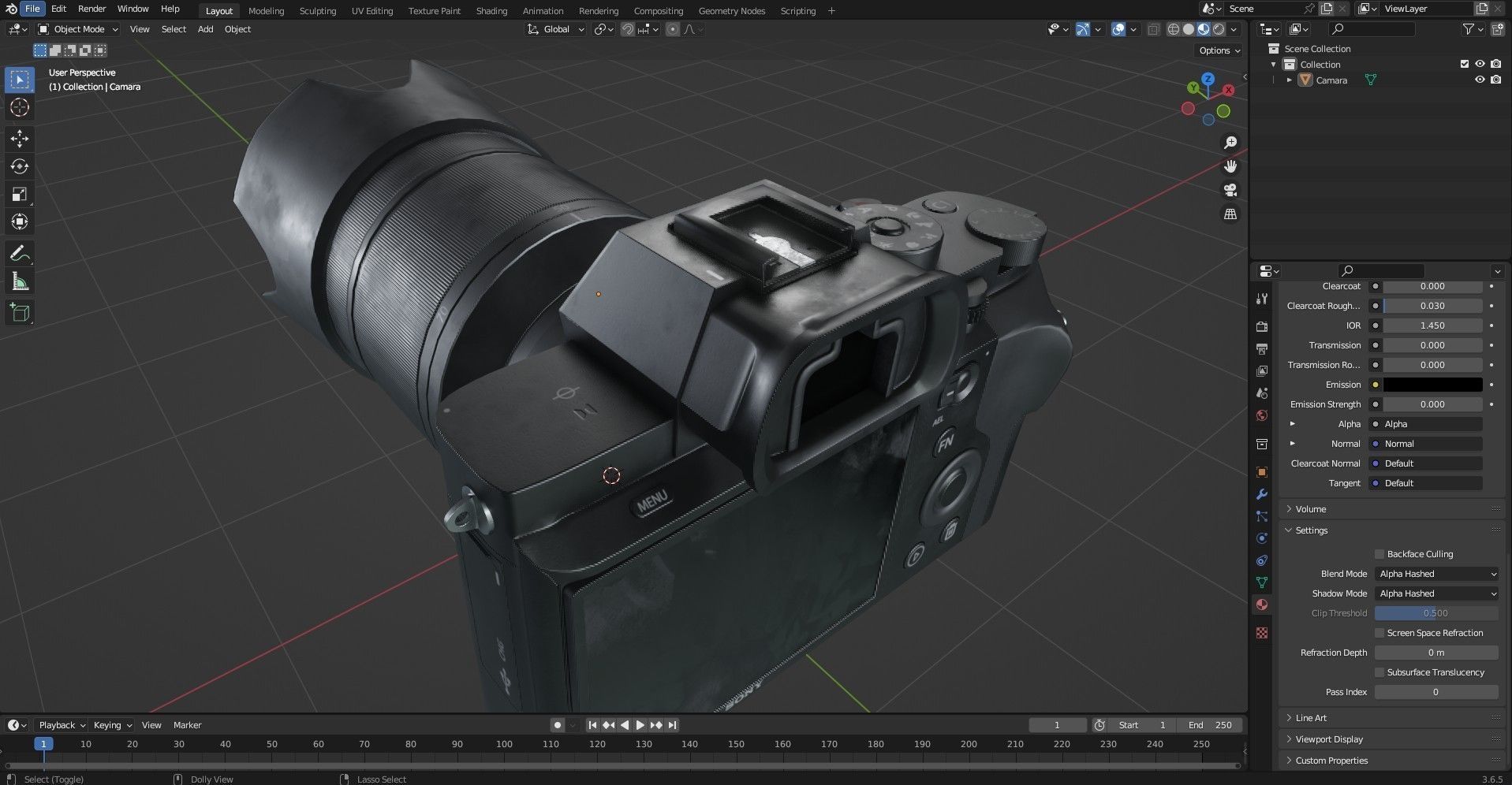 3D model Sony A7R IV DSLR Camera VR / AR / low-poly | CGTrader