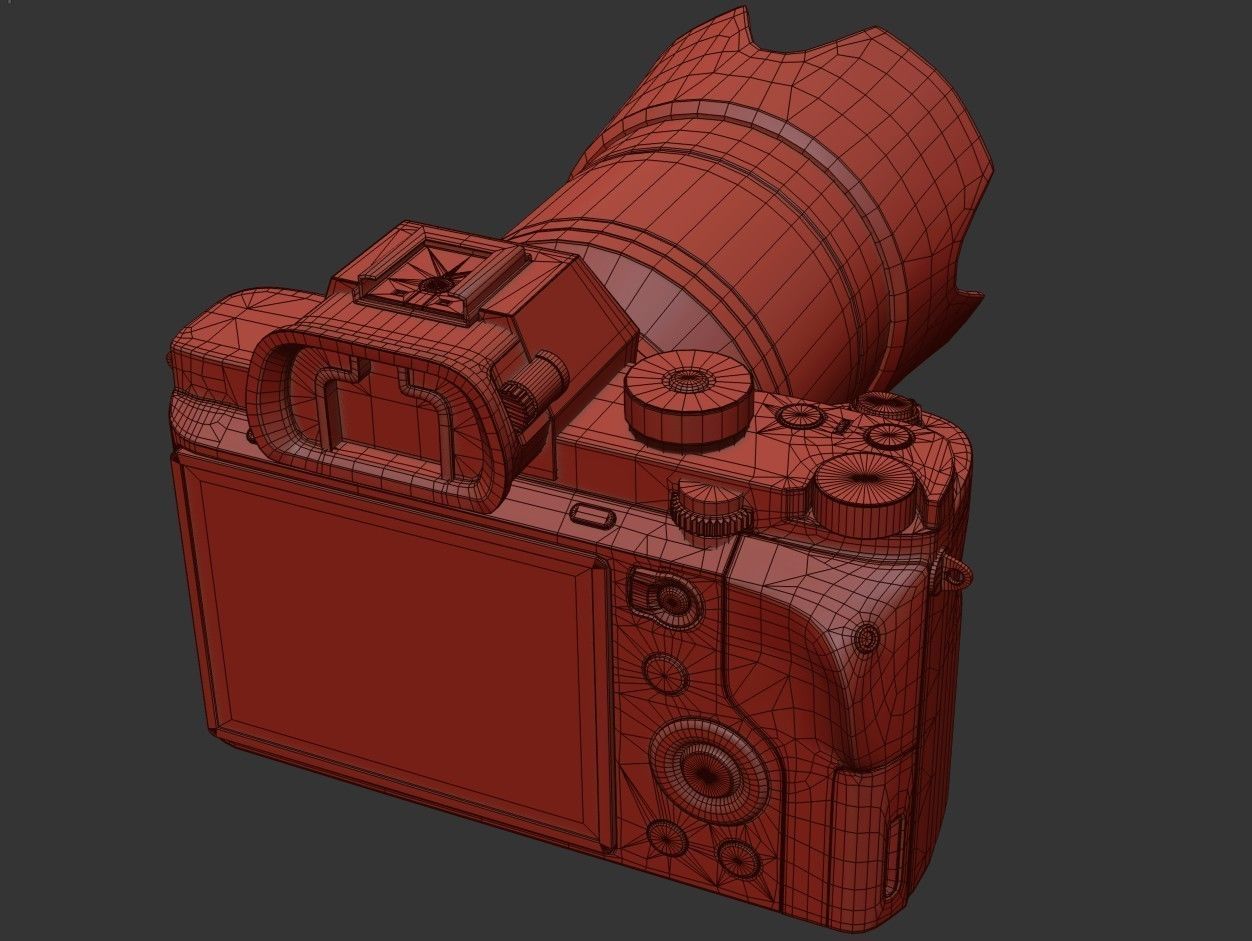 3D model Sony A7R IV DSLR Camera VR / AR / low-poly | CGTrader