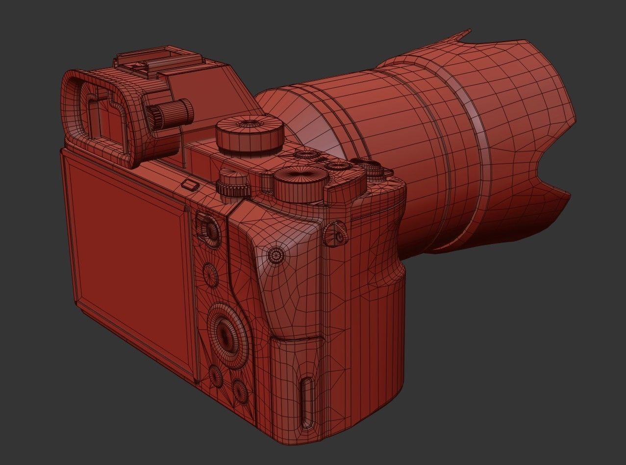 3D model Sony A7R IV DSLR Camera VR / AR / low-poly | CGTrader